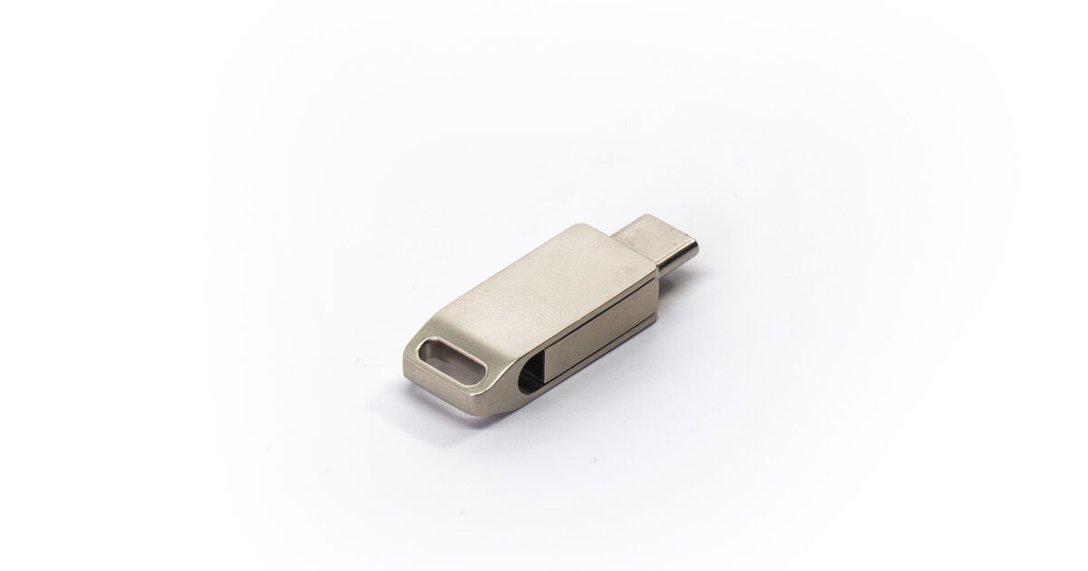 OTG Type C Mini Metal Swivel USB Drive | EveryUSB.com