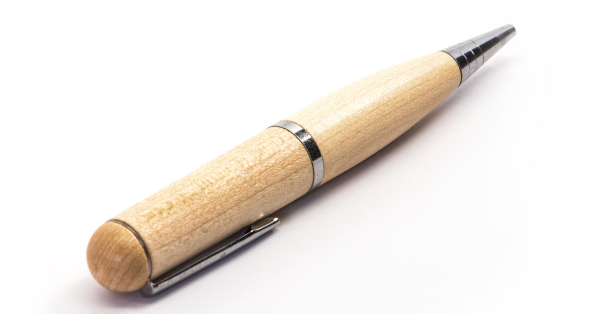 Wooden Pen USB Drive | EveryUSB.com